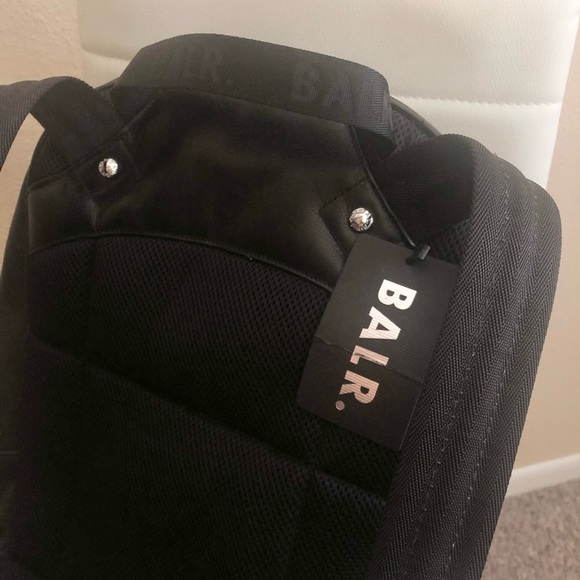 BALR | Bags | Balr Mens Black Leather Backpack | Poshmark